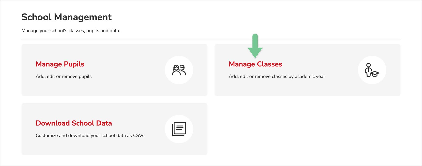 How to activate a new academic year